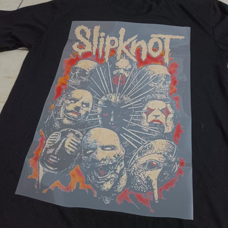 Jual SABLON DTF BAND SLIPKNOT SABLON RASTER DTF | Shopee Indonesia