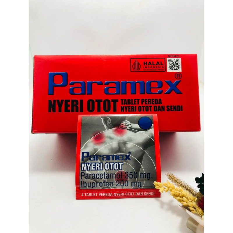Jual Paramex Nyeri Otot 1 box isi 25 strip Meredakan Nyeri Otot & Sendi ...