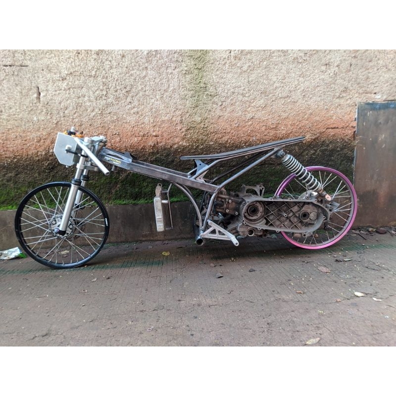 Jual frame kerangka sasis batangan rangka drag Vario FI 201m dan 500m ...