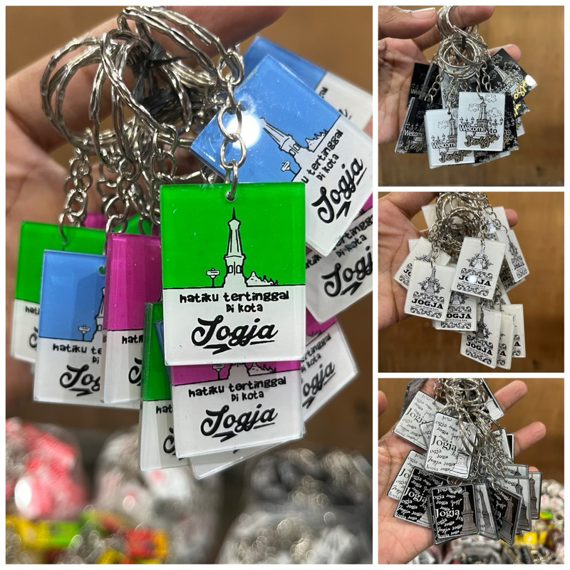 Jual Gantungan Kunci Tugu Jogja 1 kodi (20pcs) souvenir akrilik oleh oleh khas yogyakarta ...