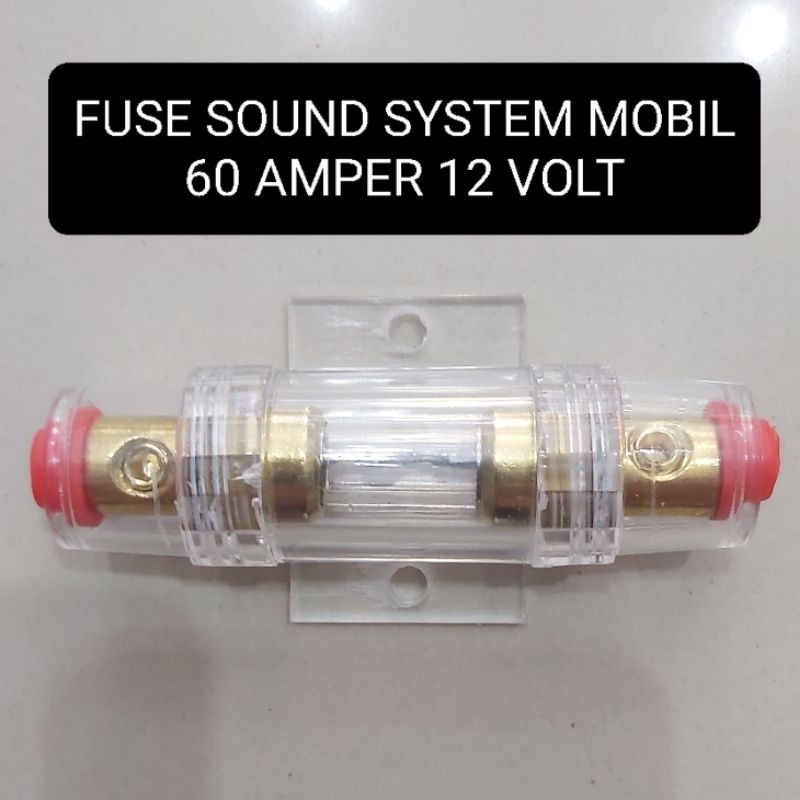 Jual Fuse AUDIO MOBIL 60 Amper Sound System Sekring 60A | Shopee Indonesia