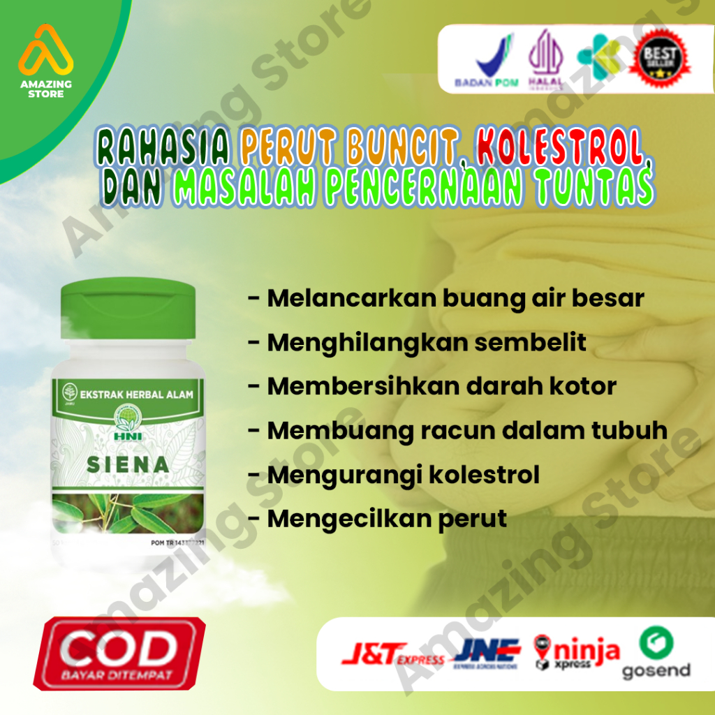 Jual SIENA HNI HPAI PELANCAR BAB ATASI SEMBELIT MEMBERSIHKAN RACUN USUS ...