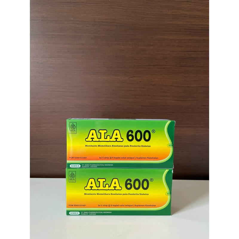 Jual ALA 600 / ala600mg Simex Box isi 30 Kapsul | Shopee Indonesia