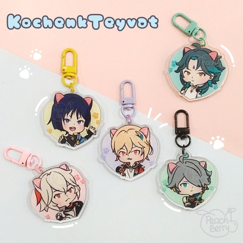 Jual [Peachberry] Kochenk Teyvat Genshin Impact Keychain ( Scara Xiao ...