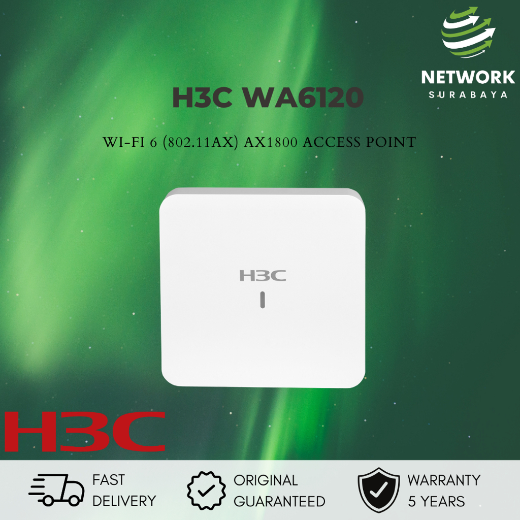 Jual H3C WA6120 WIFI 6 DUAL BAND 1.775 GBPS CLOUD MANAGE CEILING ACCESS ...