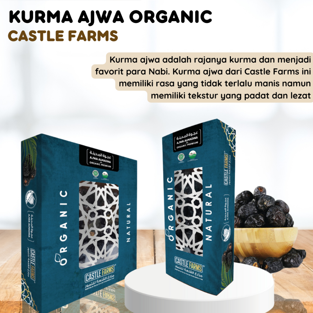 Jual Kurma Ajwa Castel Premium Medium size - El Ashfaa Boutique | Shopee Indonesia