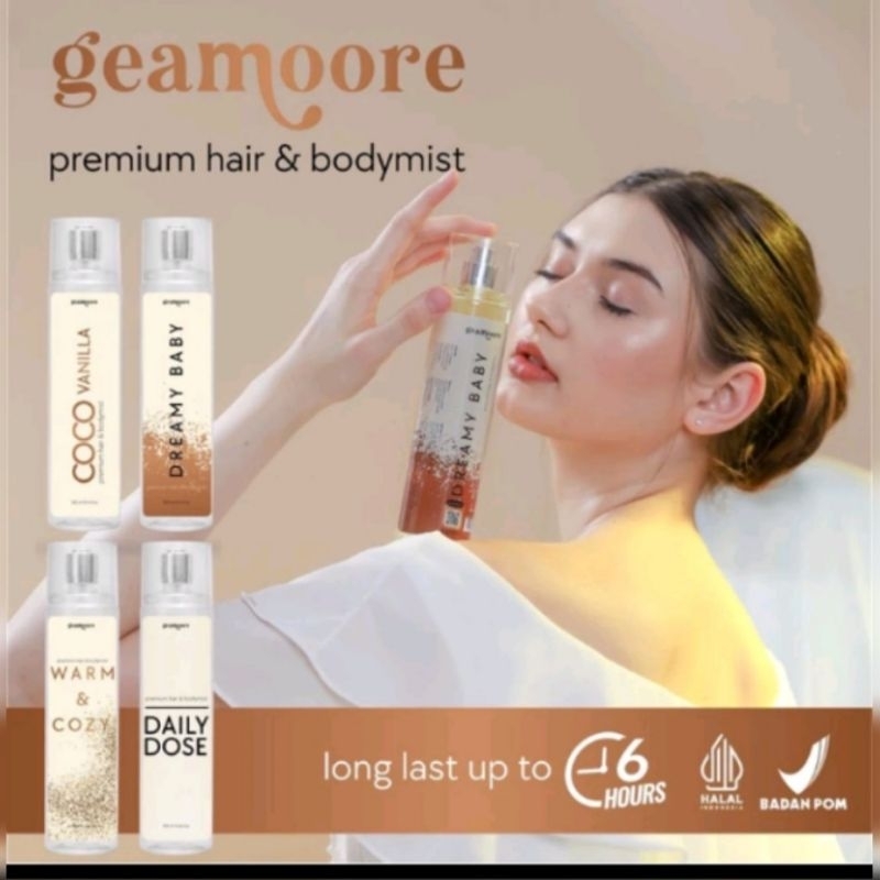 Jual GEAMOORE HAIR & BODY MIST 275ML (PARFUM GENTONG) | Shopee Indonesia