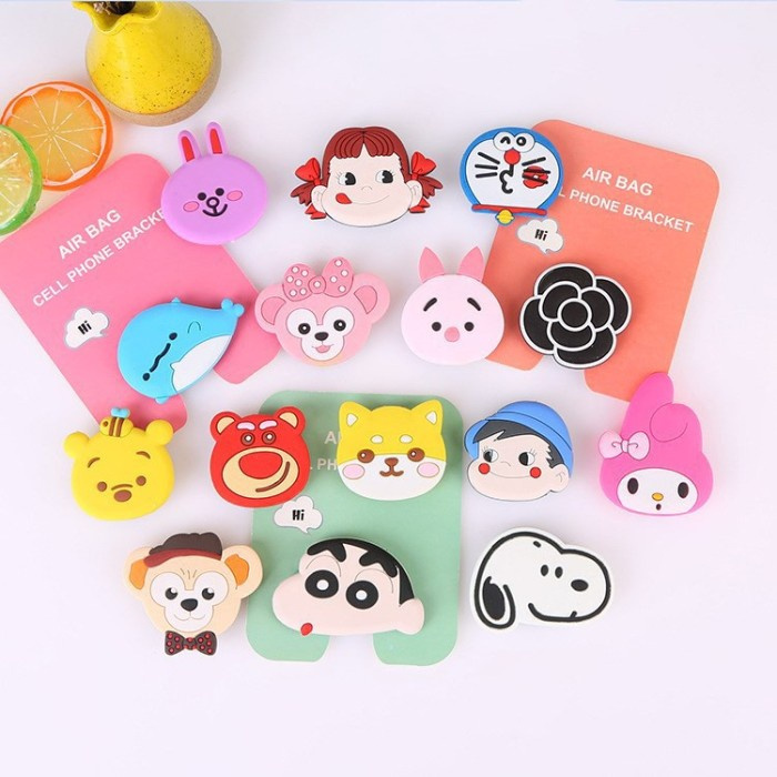 Jual Pop Socket HP Cartoon PopSocket Pegangan HP Ponsel Phone Holder ...