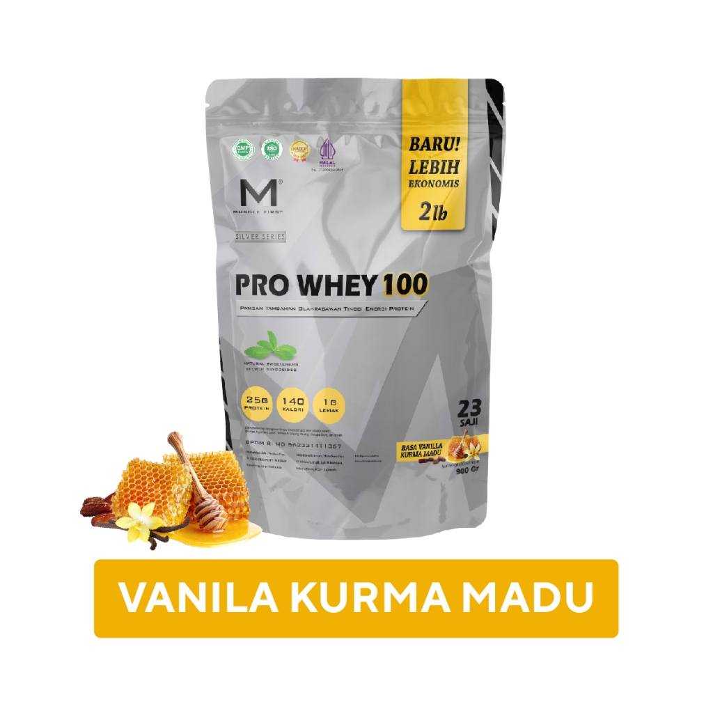 Jual MUSCLE FIRST Pro Whey 100 2lbs/900gr - Whey Protein Suplemen ...