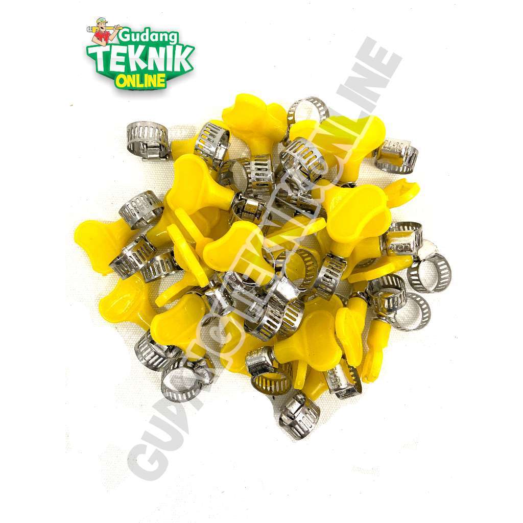 Jual GROSIR MODEL KUPING Klem Selang Steinless 1/2" 5/8" 3/4" 7/8" 1 ...