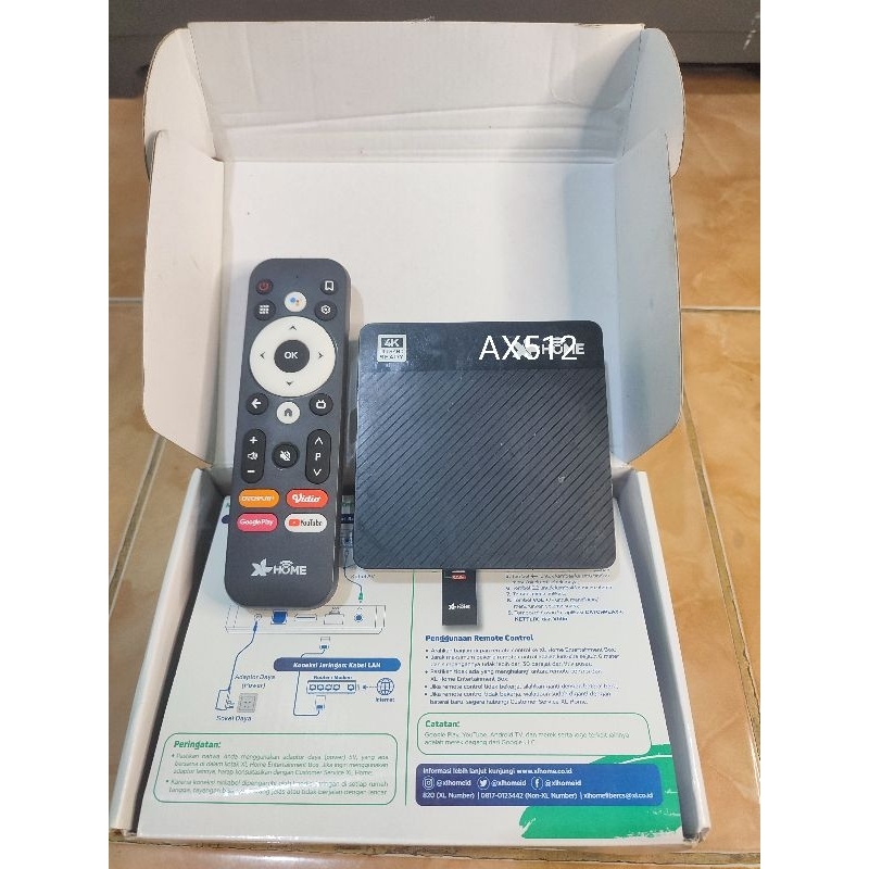 Jual STB Android TV Box AX512 Full set Orian | Shopee Indonesia
