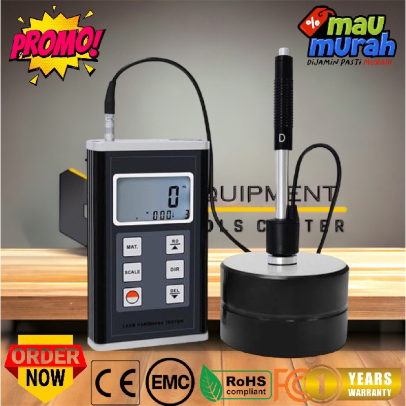Jual Leeb Hardness Tester HM-6580 Ukur kekerasan besi Meter Gauge ...