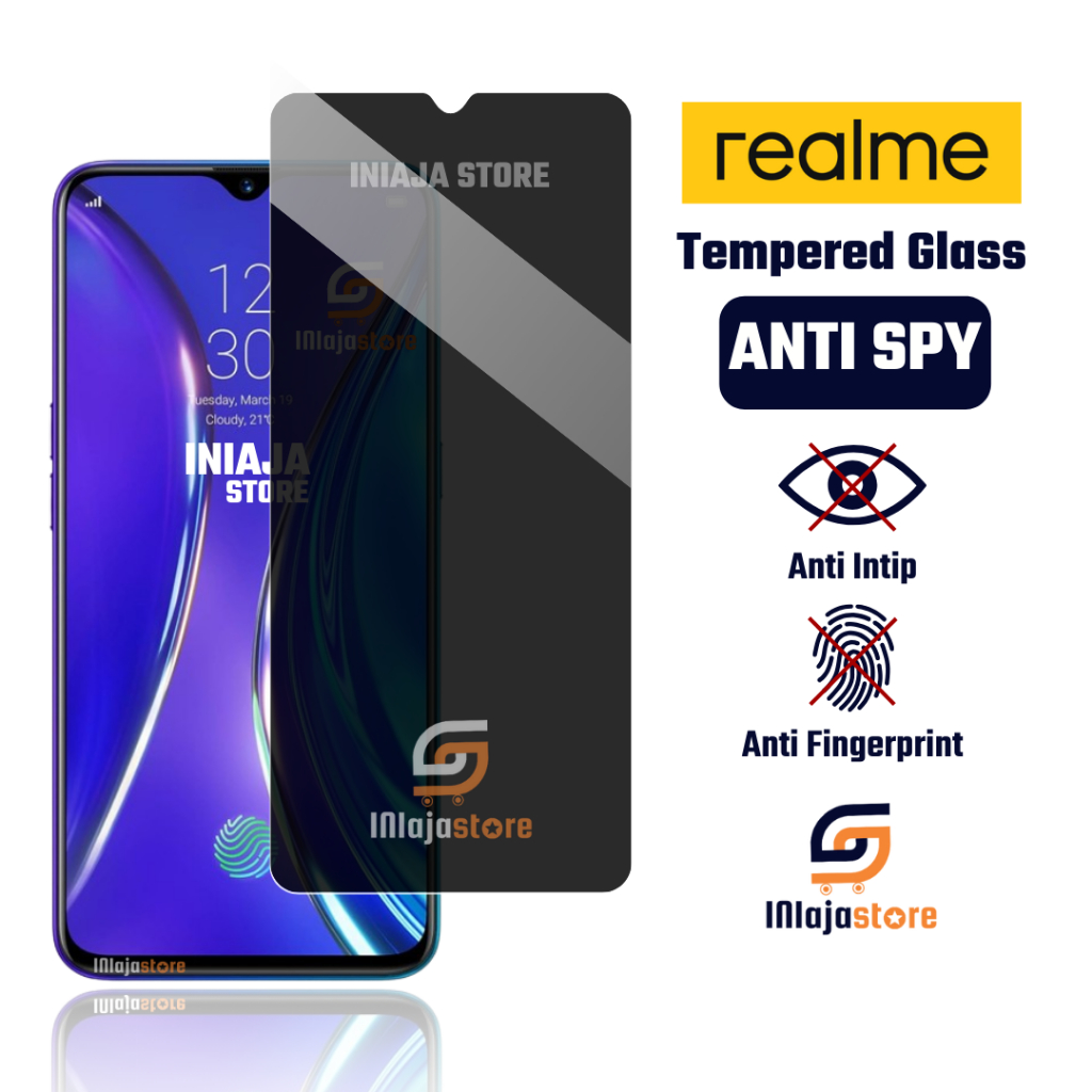 Jual Tempered Glass Anti Spy Realme XT X Lite X GT Neo 3 GT Neo GT ...