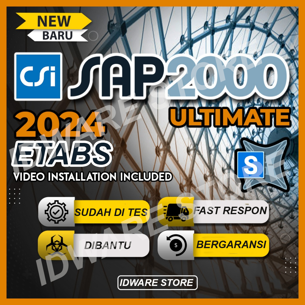 Jual CSI SAP2000 SAP 2000 dan CSI ETABS Aktif Permanen lifetime ...