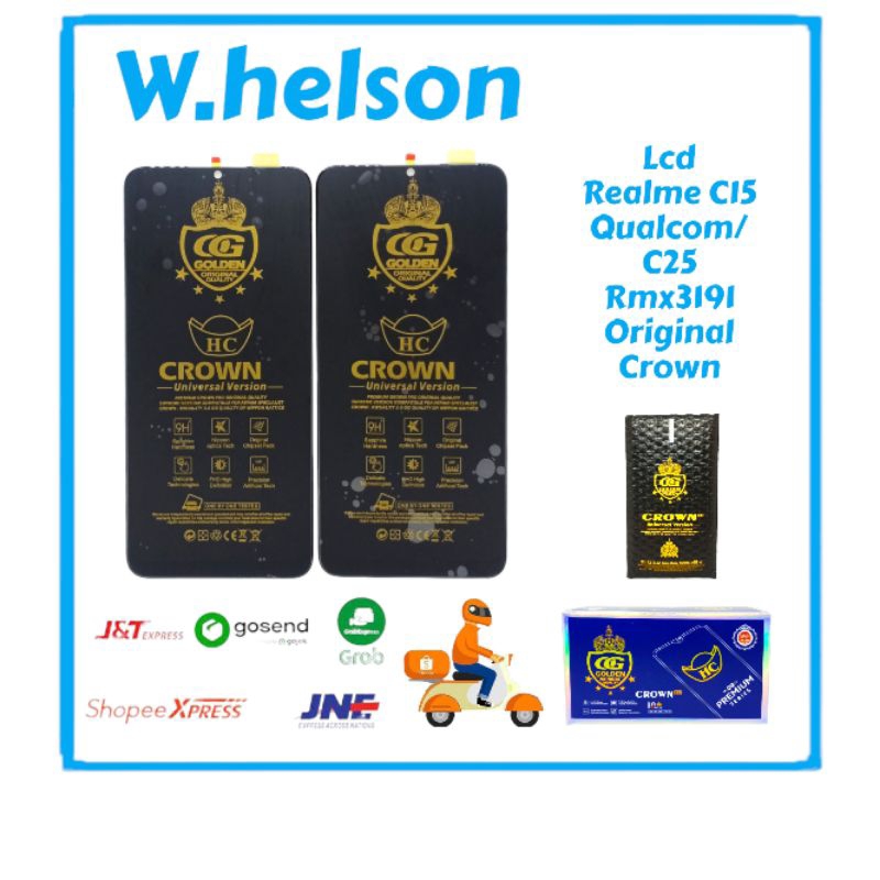 Jual LCD TOUCHSCREEN REALME C15 QUALCOM/C25 RMX3191 ORIGINAL UNIVERSAL ...