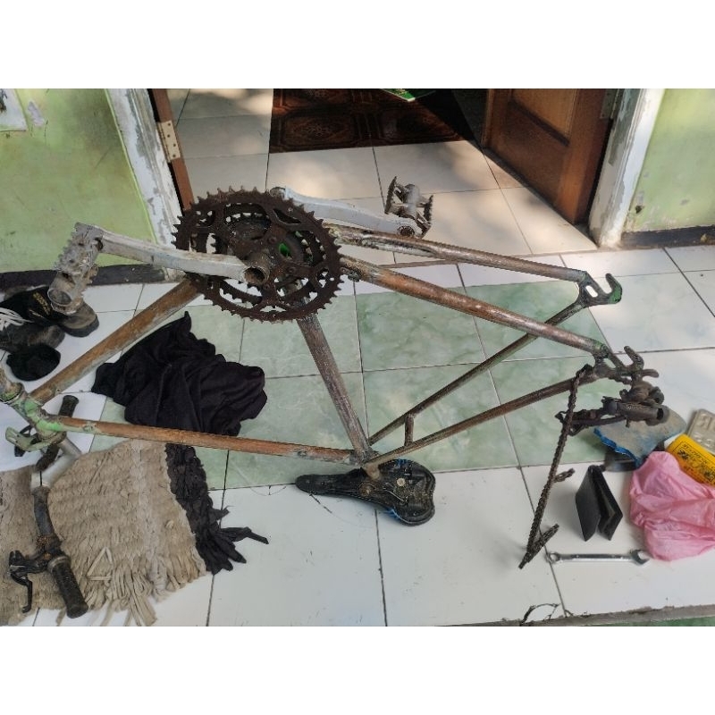 Jual frame set balap jadul besi | Shopee Indonesia