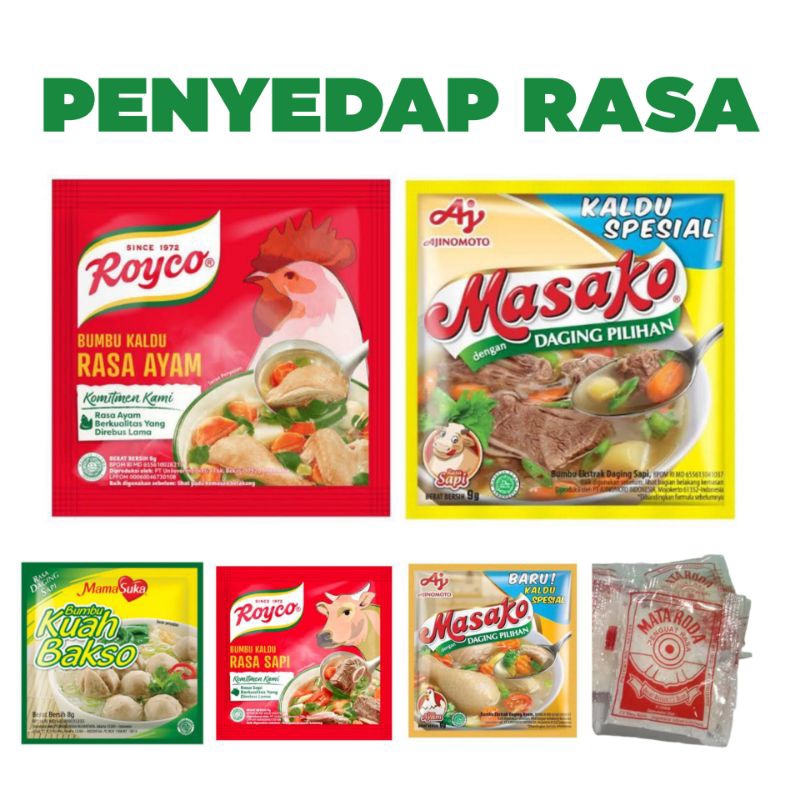 Jual ROYCO MASAKO MATA RODA MAMASUKA BUMBU PENYEDAP RASA SACHET ...