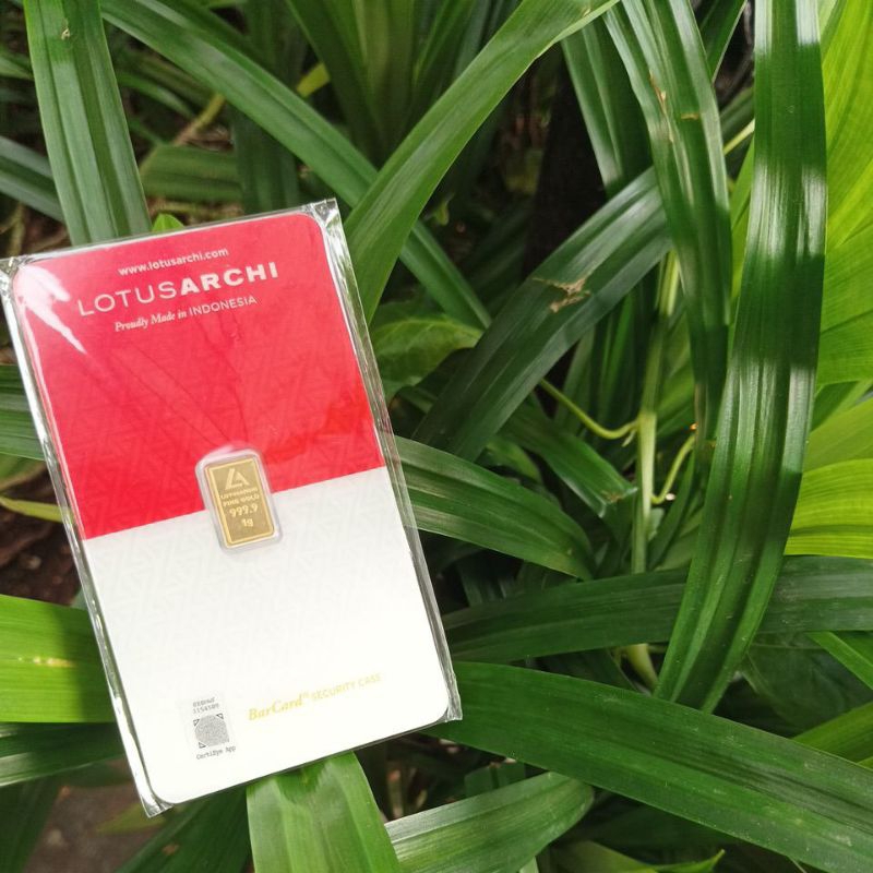 Jual Lotus Archi Logam Mulia Merah Putih 1gram | Shopee Indonesia