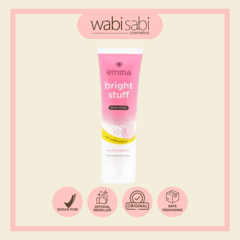 Jual EMINA - Bright Stuff Face Scrub 50ml | Shopee Indonesia