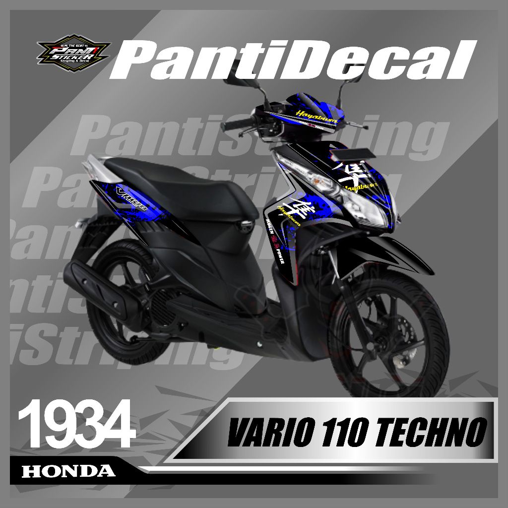 Jual (COD )Sticker Motor vario 110 Custom NEW Desain Suka2-sticker ...