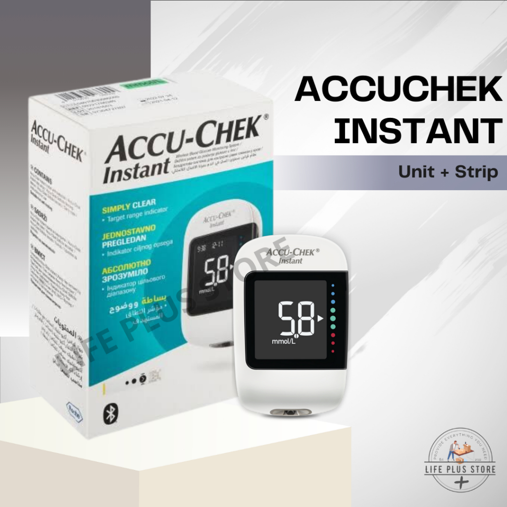 Jual Alat Accu Check Instant + Test Strip / Alat Cek Gula Darah Accu ...