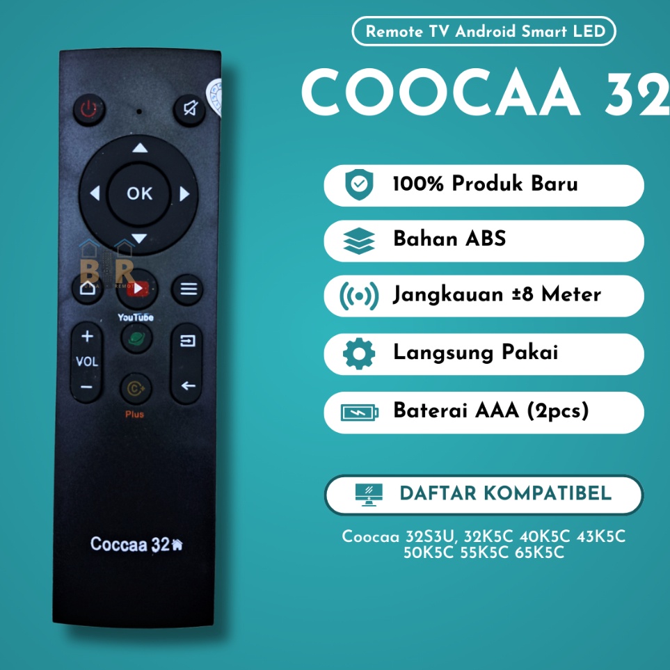 Jual Sfd Remot Remote TV Coocaa Led Android Smart TV Digital Coocaa 32 ...