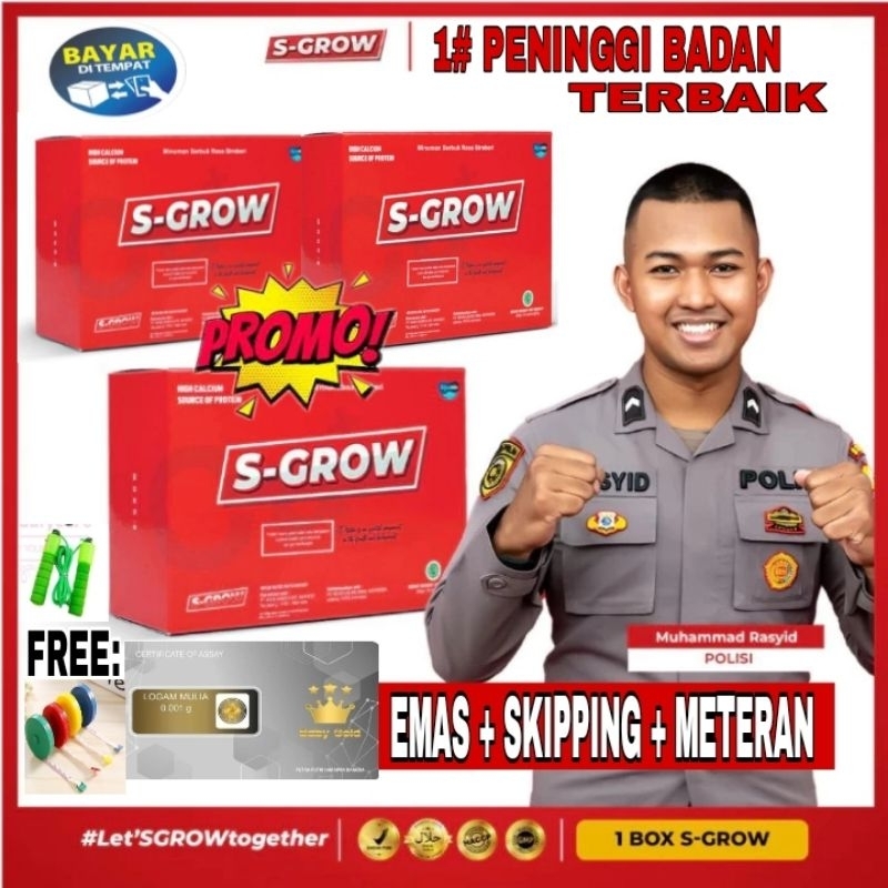 Jual S-GROW Susu Peninggi Badan Terbaik Remaja dan Dewasa Free Bonus ...