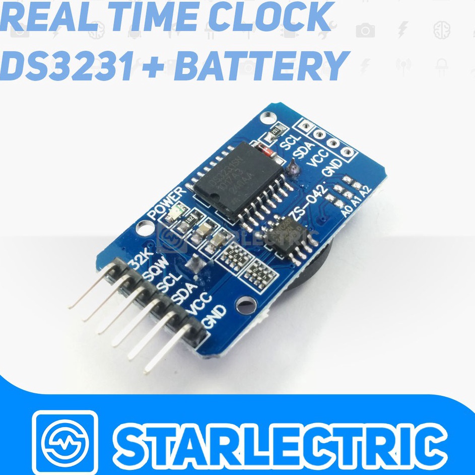 Jual Kode 77 Ds3231 I2c Rtc Modul Baterai Modul Jam Arduino Raspberry
