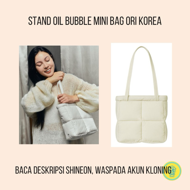 Jual STAND OIL BUBBLE MINI BAG ORI TAS SHOULDER | Shopee Indonesia