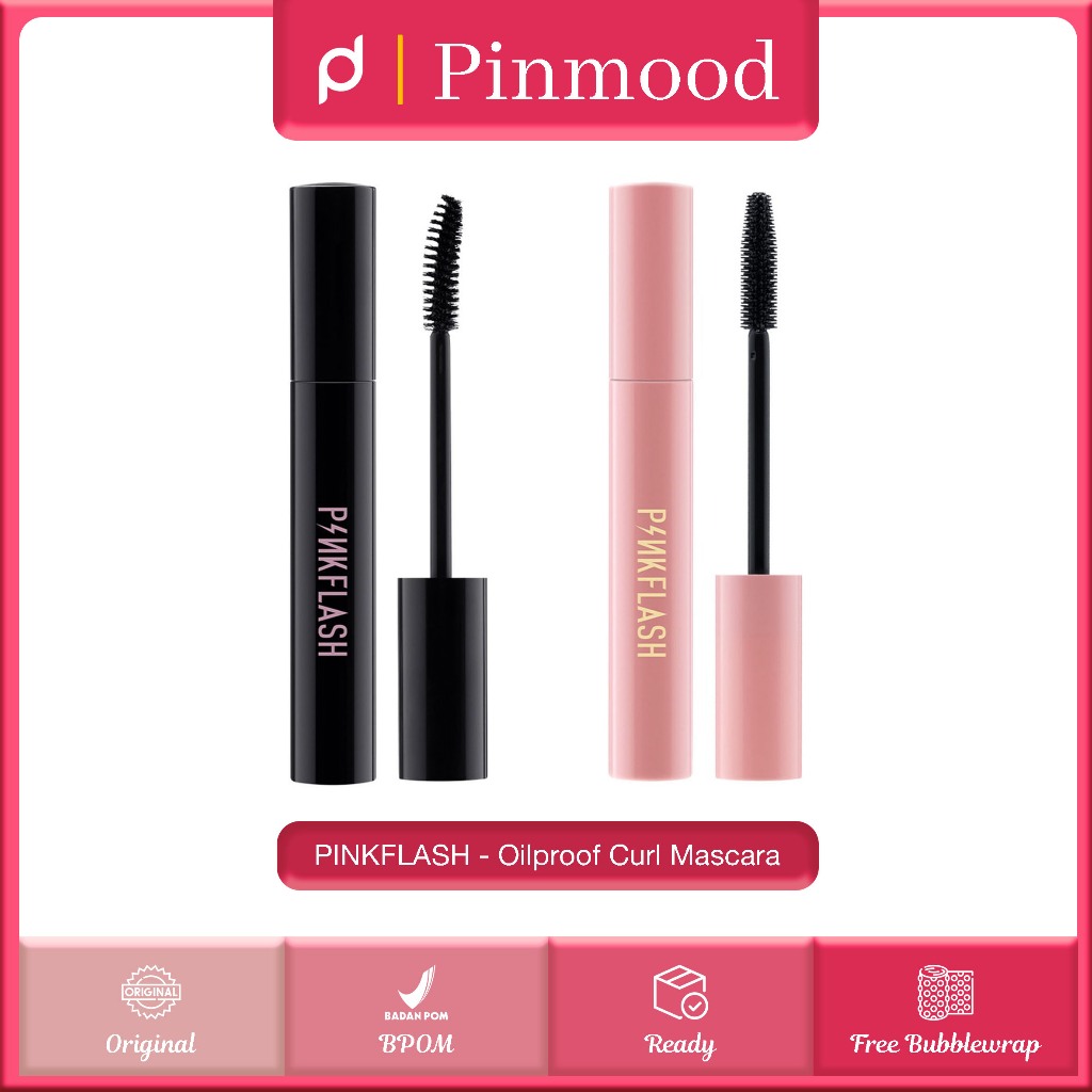 Jual PINKFLASH - OILPROOF CURL MASCARA ( PF-E08 ) - OhMyWink Maskara ...