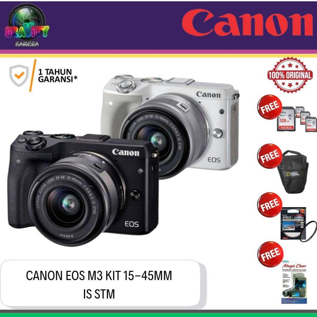 Jual CANON EOS M3 KIT 15-45MM / CANON M3 KIT 15-45MM | Shopee Indonesia