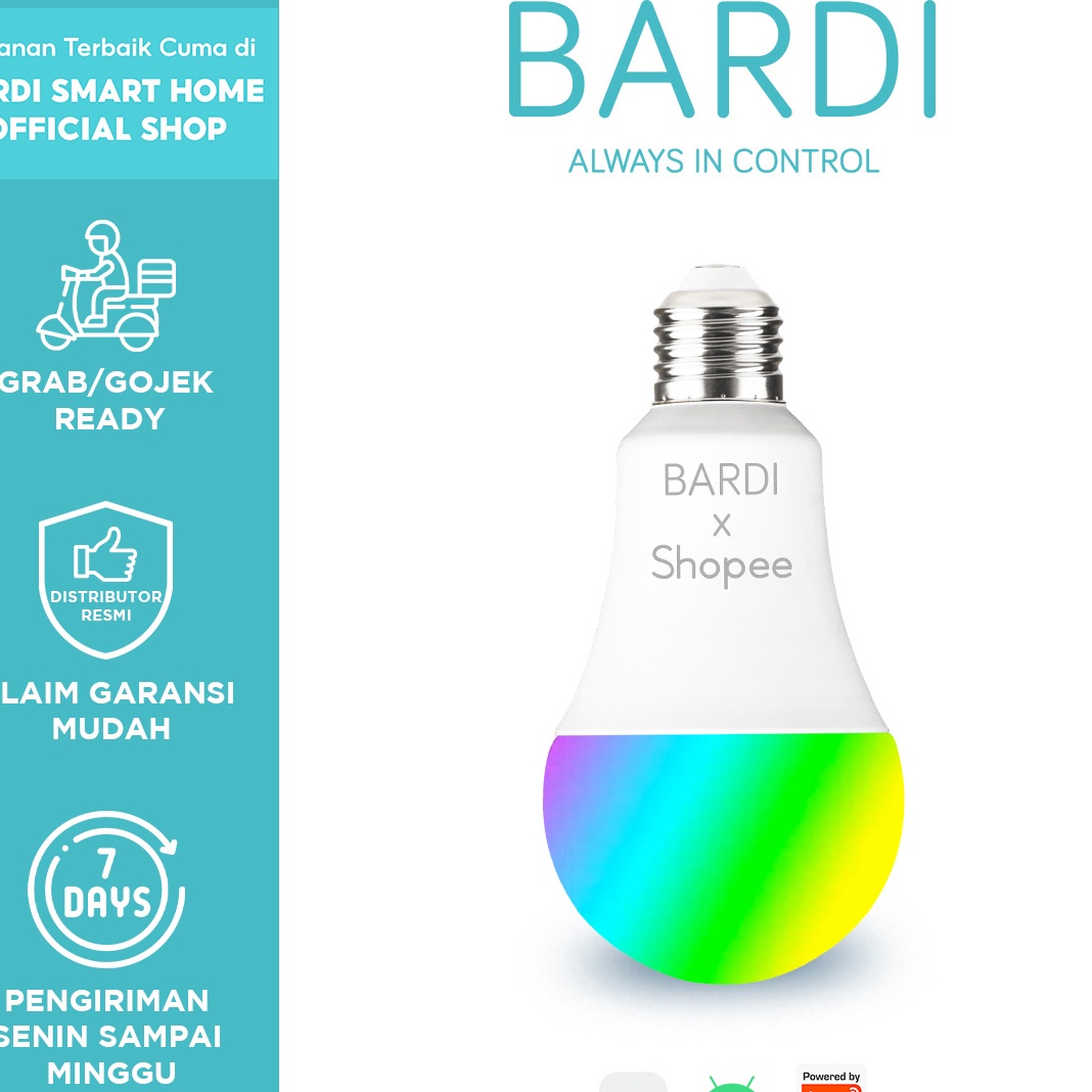 Jual Terbaru 33 BARDI Smart LED BLUETOOTH 9W RGBWW Bulb EXCLUSIVE ...