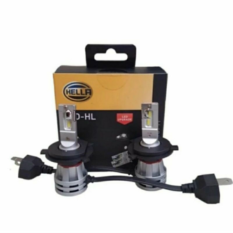 Jual HELLA Bohlam/Lampu H4 LED Retrofit 12V/24V-24/24W (P43T) 6500K ...