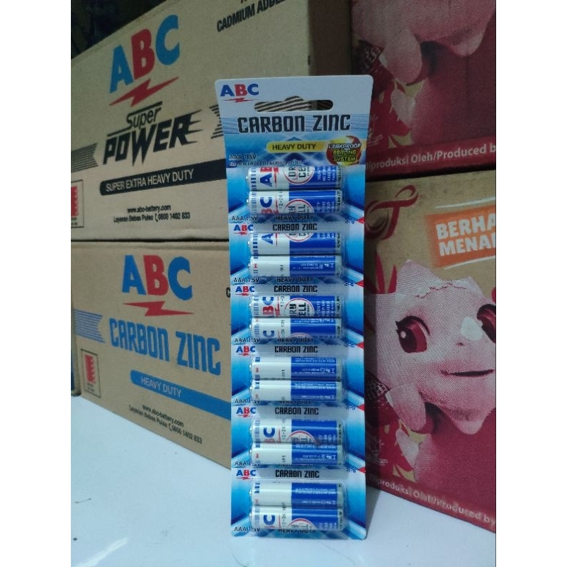 Jual batrai abc AAA renceng abc A3 renceng | Shopee Indonesia
