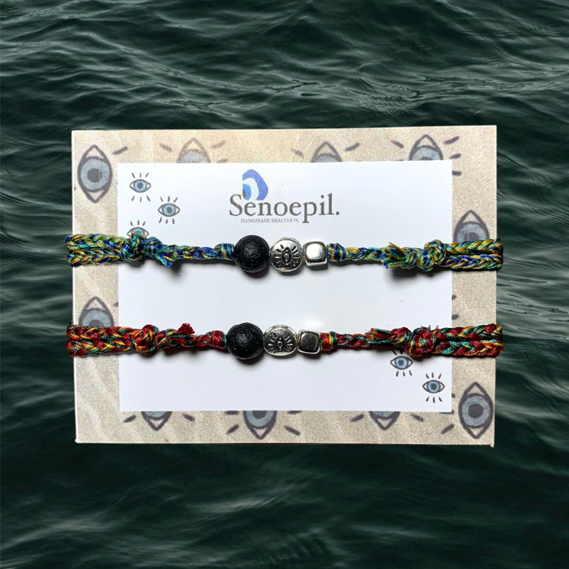 Jual Gelang Great Eye ‘Etnik’ (Biru/Tosca & Maroon) | Shopee Indonesia