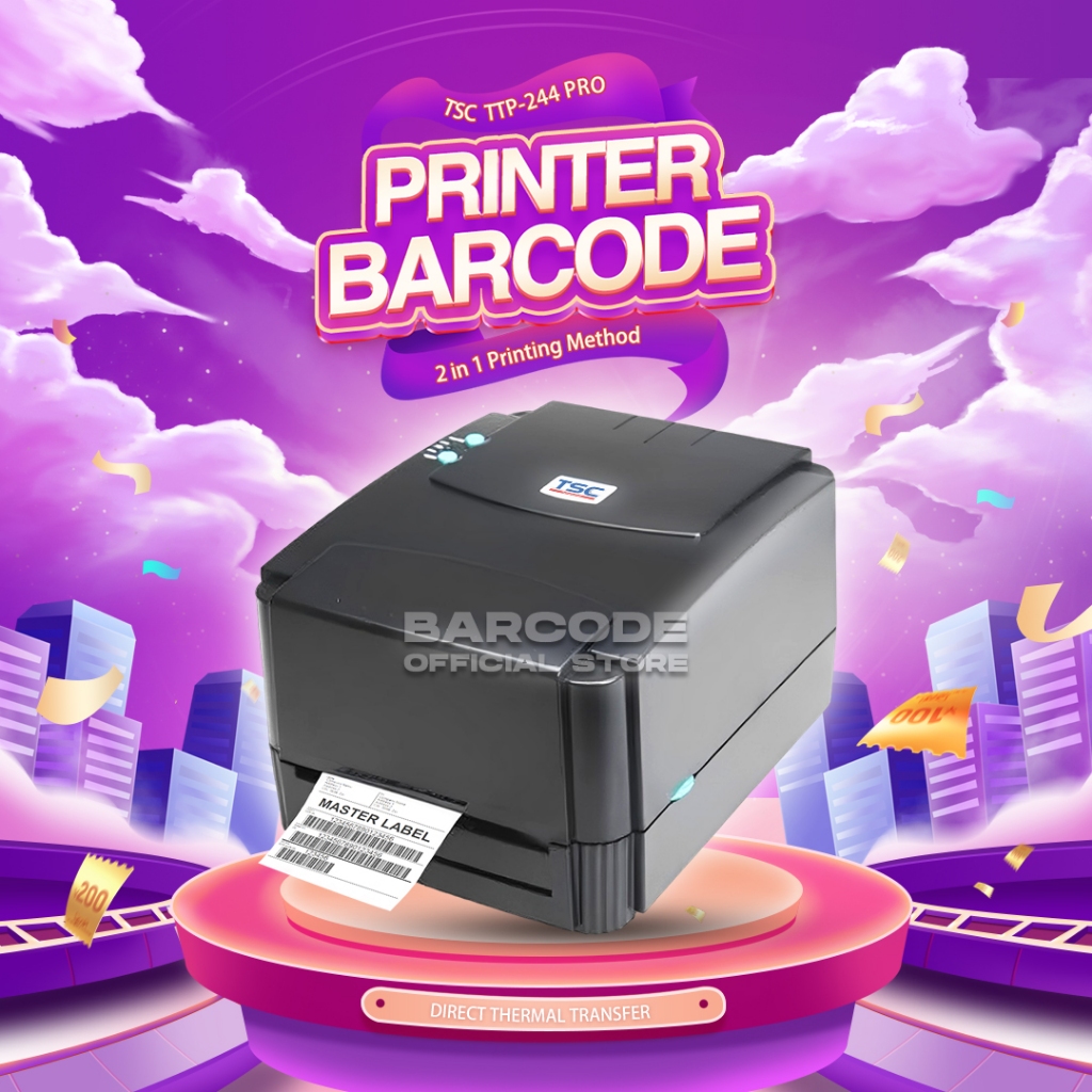 Jual TSC TTP 244 / TTP-244 / TTP244 Pro Printer Direct Thermal Transfer ...