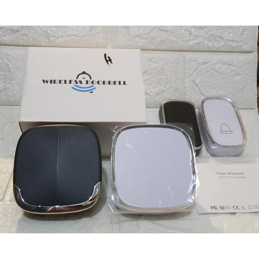 Jual Bel Rumah Wireless Door Bell Waterproof Pintu 1 Receiver / 2 ...