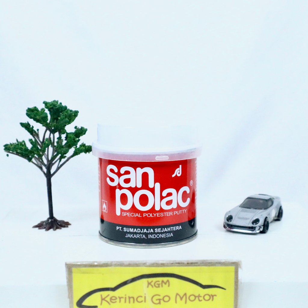 Jual San Polac 250gr Dempul Mobil Motor Kapal Besi Kayu Plastik Special ...