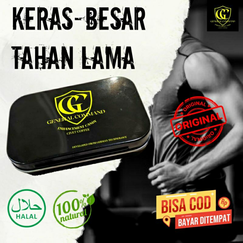 Jual OBAT KUAT PRIA TAHAN LAMA Original Isi 4 & 10 - GENERAL COMMAND | Shopee Indonesia