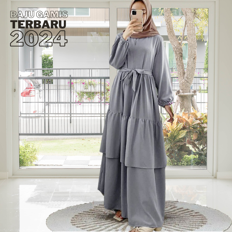 Jual Baju Gamis Terbaru Baju Lebaran 2025 Model Terbaru2025 Polos ...