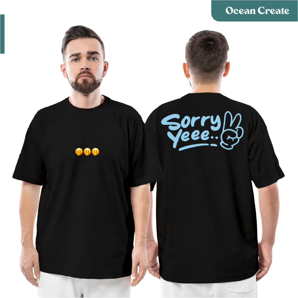 Jual Kaos Prabowo Sorry Yee.. Prabowo Gibran | Shopee Indonesia