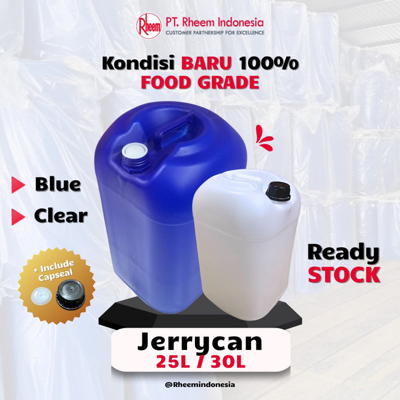 Jual Jerigen BARU / Jerrycan baru 25L 30L (Pabrik Langsung, Produksi ...