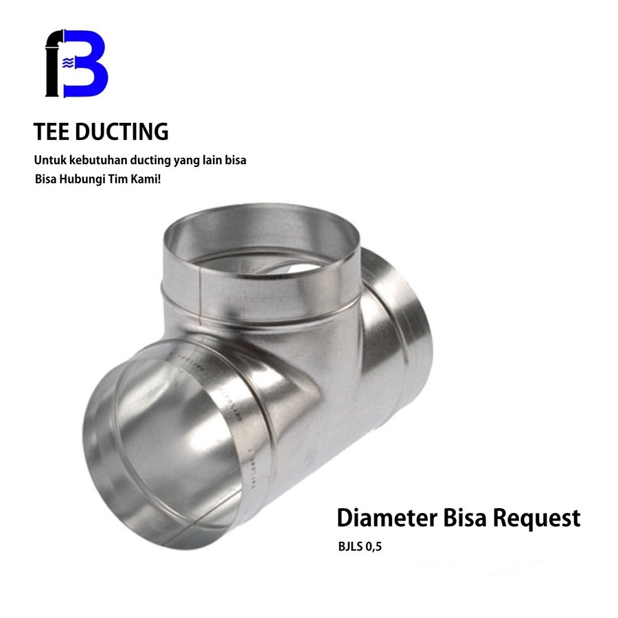 Jual TEE DUCTING PIPA - 100mm | Shopee Indonesia