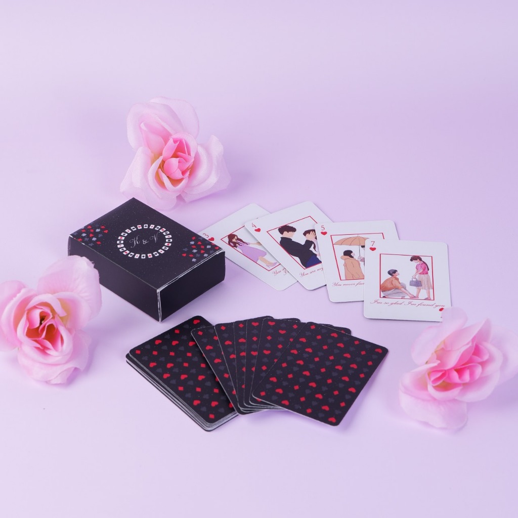 Jual Kartu Remi Custom Foto Pasangan Playing Card Free Desain dan Box ...