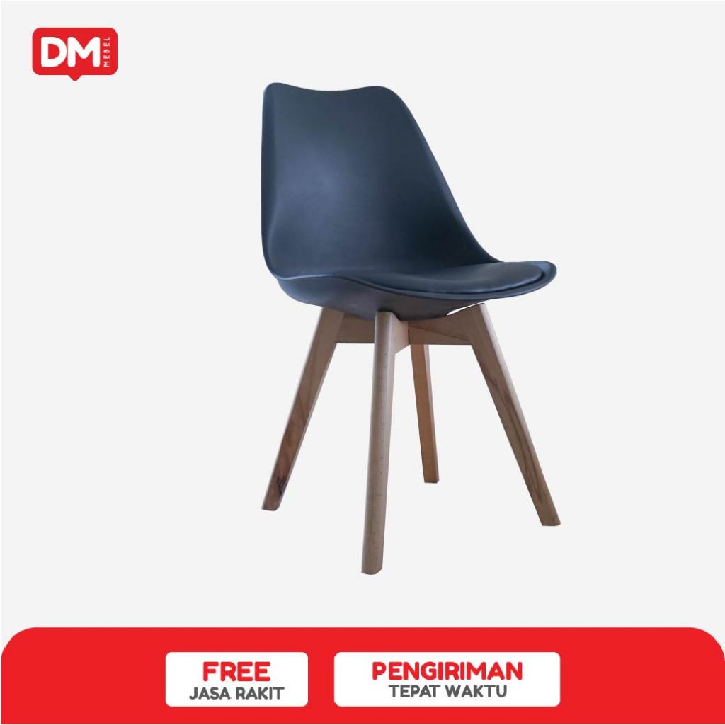 Jual DM Mebel Kursi Eames Wooden Dokio HD007 | Shopee Indonesia