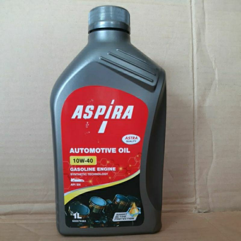 Jual Oli Mesin 10W-40 1 Liter Merk Aspira | Shopee Indonesia