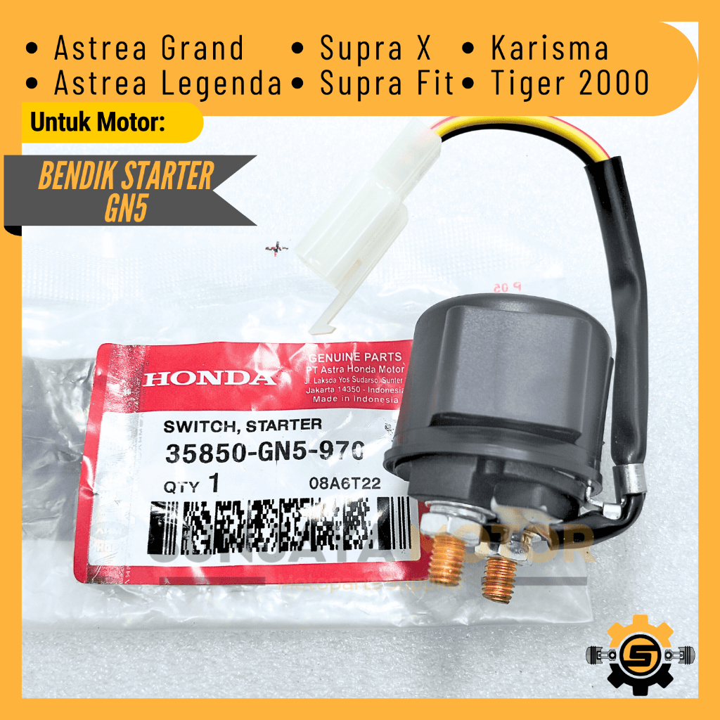 Jual Bendik Starter GN5 Bendix Stater Kualitas Original Honda Supra X ...