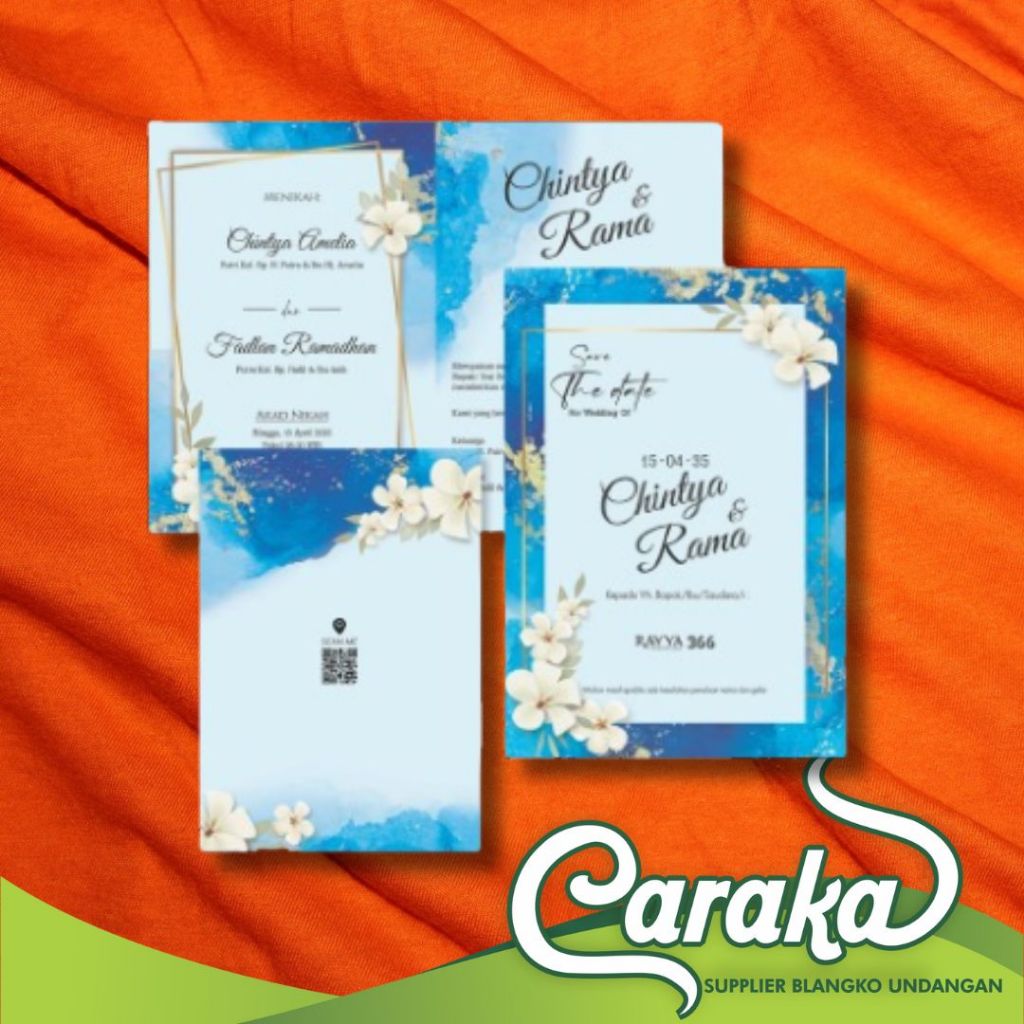 Jual Kartu Undangan Pernikahan atau Kertas Undangan atau Blangko ...