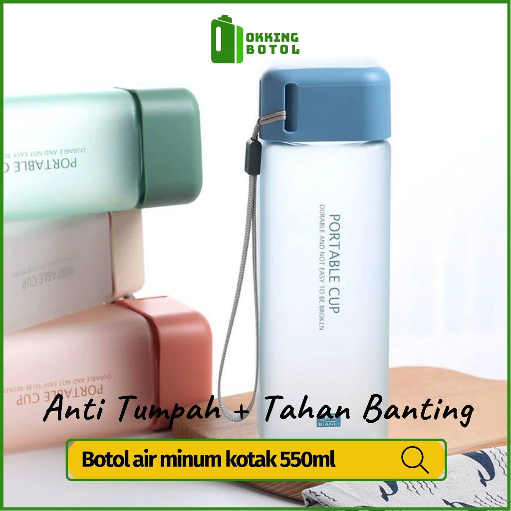 Jual Botol air minum 500ml / Botol air minum sport 550 ml / Botol air ...
