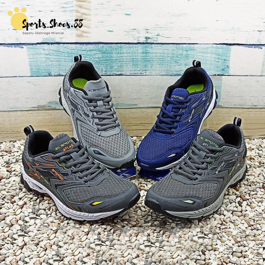 Jual SPOTEC SEPATU RUNNING ATLAS | Shopee Indonesia